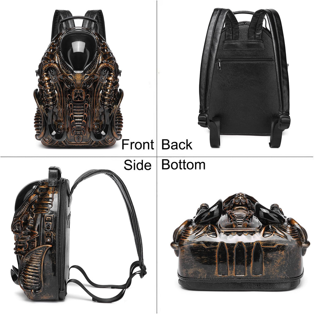 Lyuxhetaokdiq Men and Women PVC 3D Xenomorph Shaped Purse Alien ...